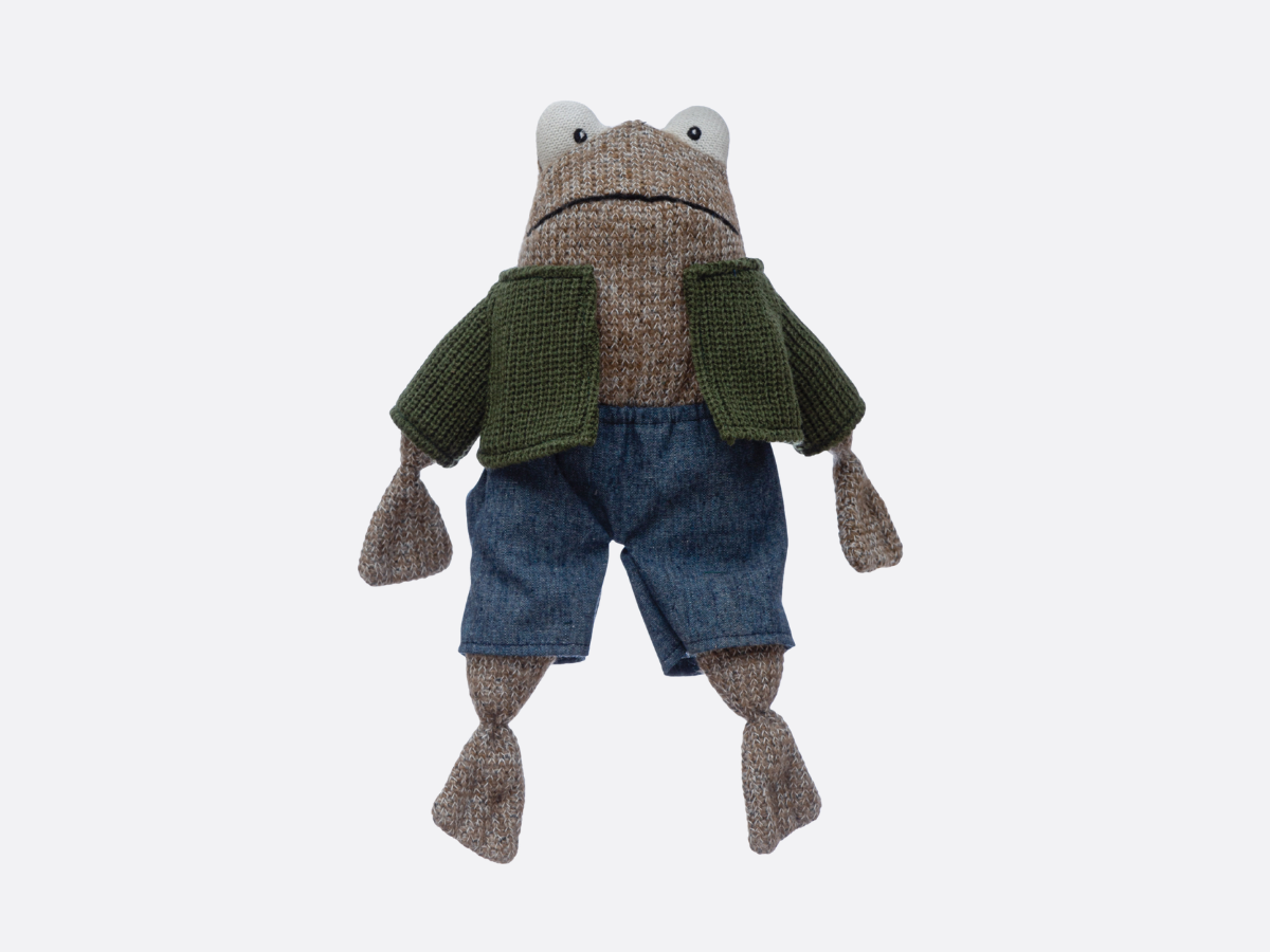 Stuffed Frog – Beet & Yarrow | Denver Flower Delivery and Flower Shop